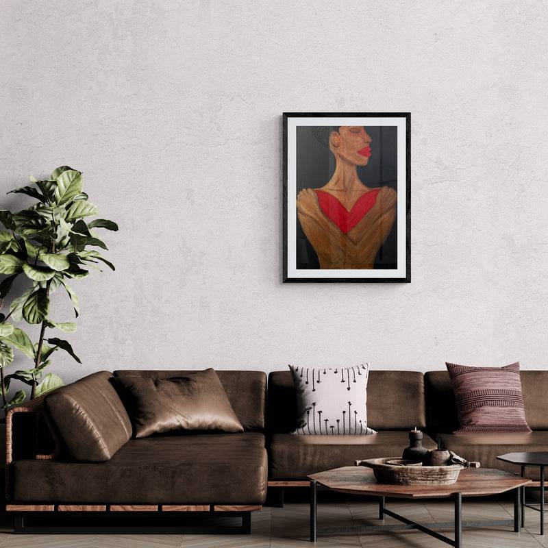 A Heart to Hold Paper Print – Amja Unabashedly